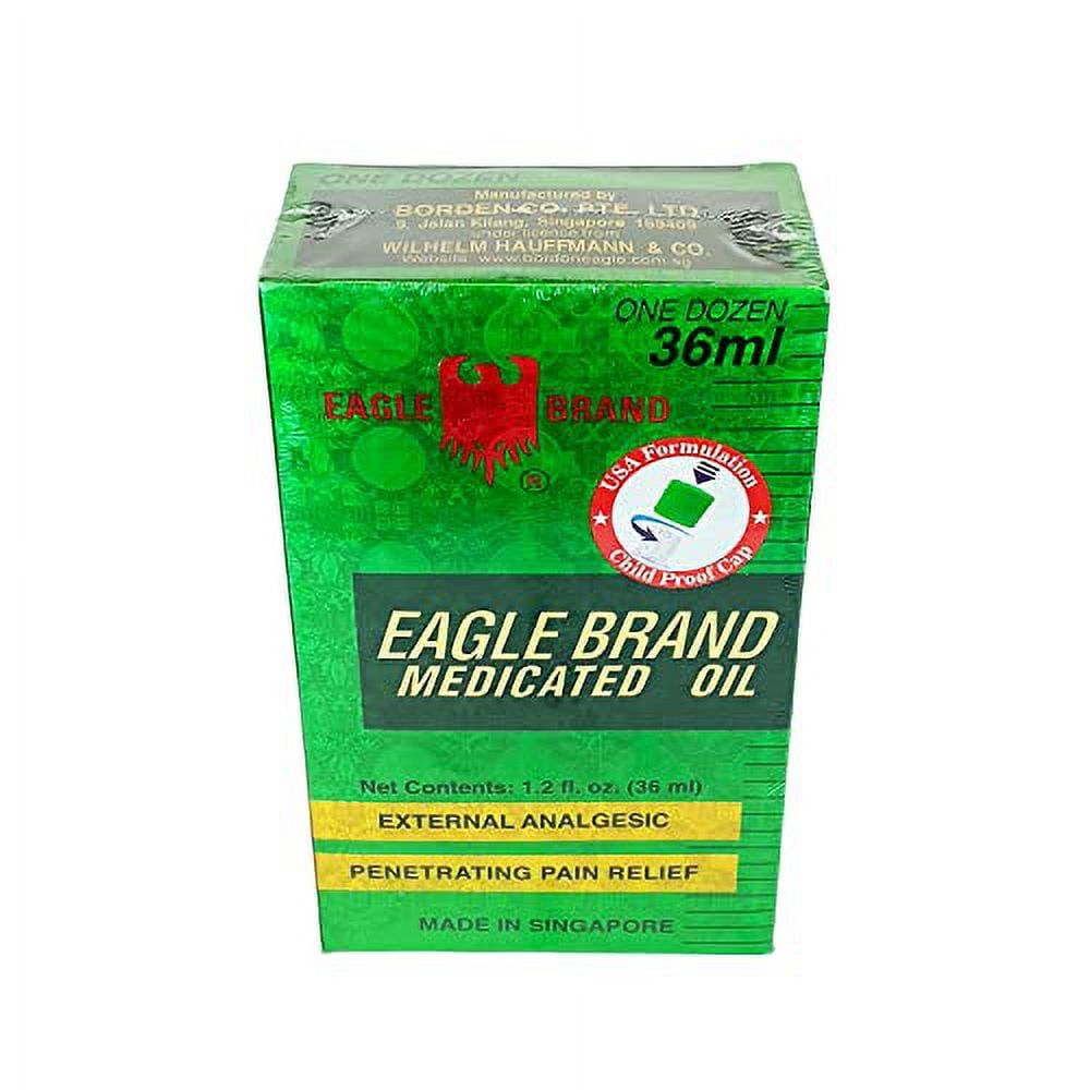 Eagle Brand Medicated Oil 36 mL (12 Packs) - Walmart.com