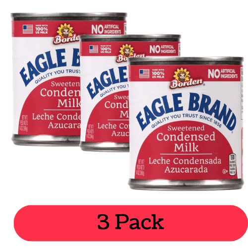 Eagle Brand Sweetened Condensed Milk, 100% US Milk, Gluten Free, 14 fl ...