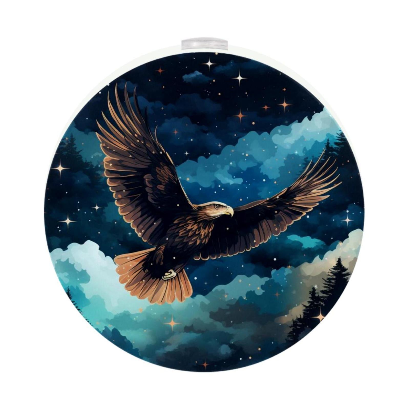 Eagle Bright and Compact LED Round Night Light - Set of 2, Energy ...