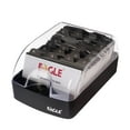 Eagle Business Card Holder Box, 350 Capacity, Clear Cover with ...