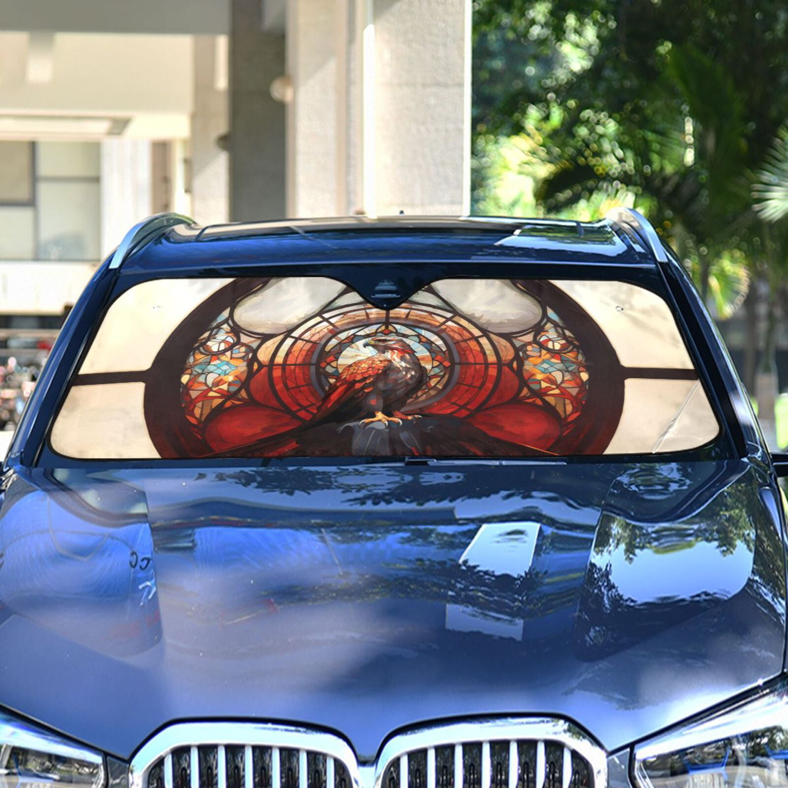 Eagle Church Window Automotive Front Car Windshield Sun Shade Reflector ...