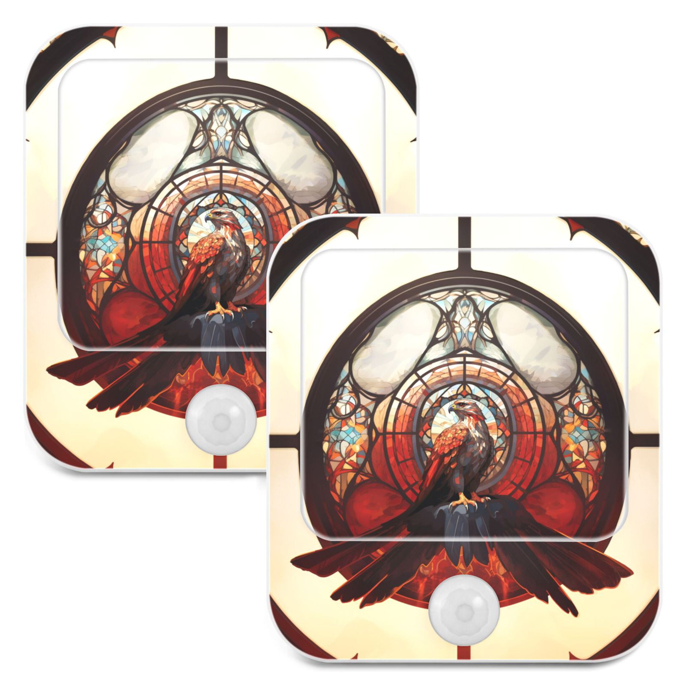 Eagle Church Window Night Lights Plug into Wall LED with Auto Light ...