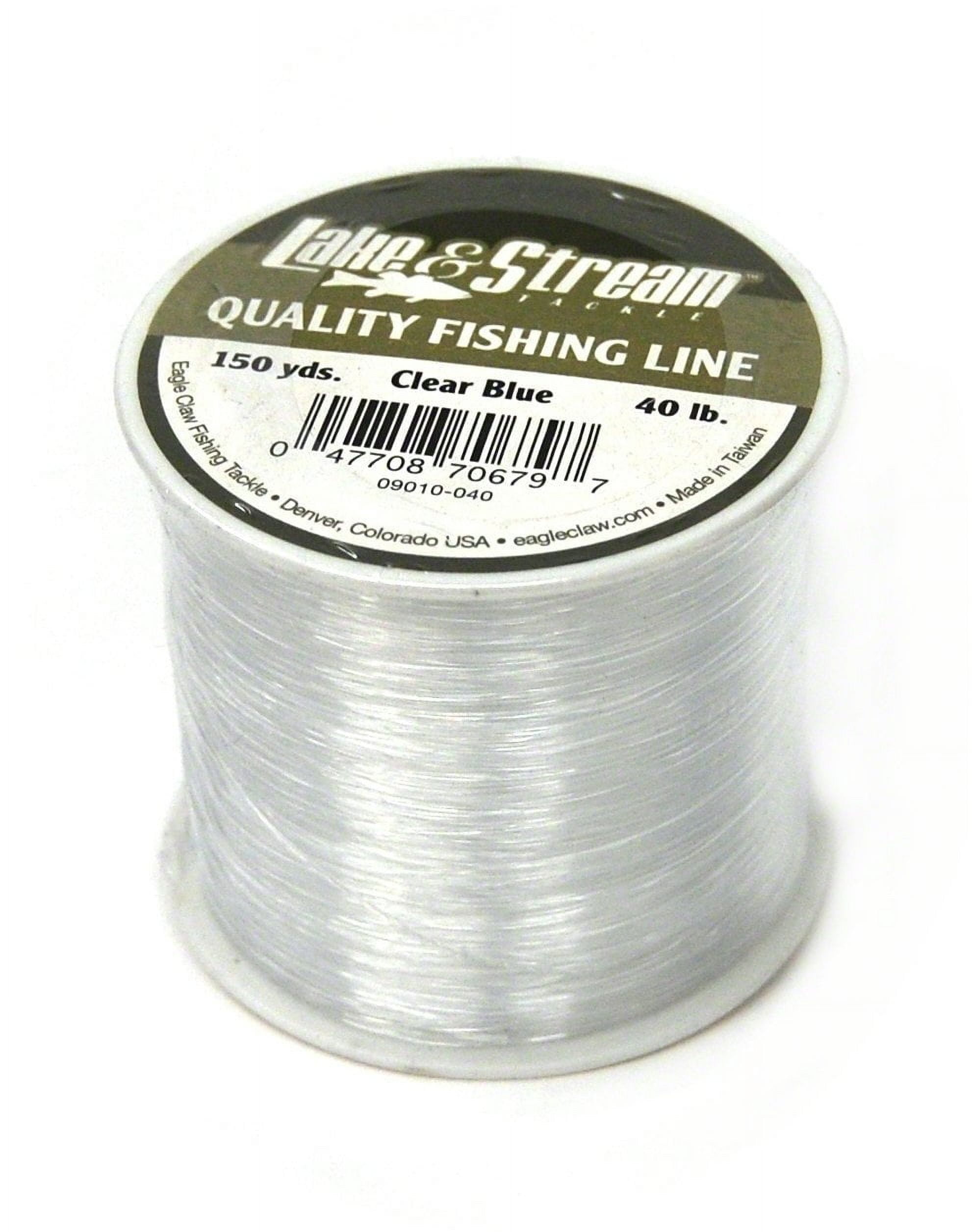 Eagle Claw 09010-080 Lake & Stream Economy Mono Line, 80-Pound, 60 ...
