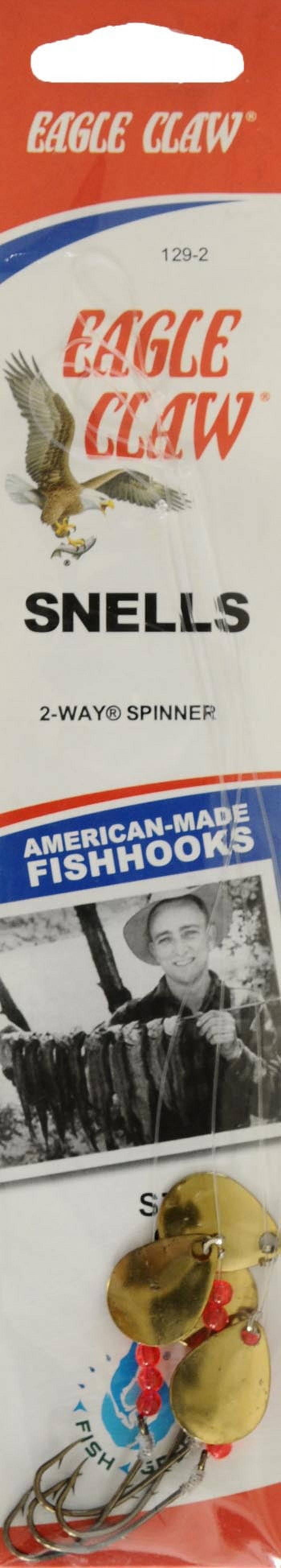 Eagle Claw 2-Way Spinner Snell, Bronze Hook with Gold Blades, Size 2 - Walmart.com