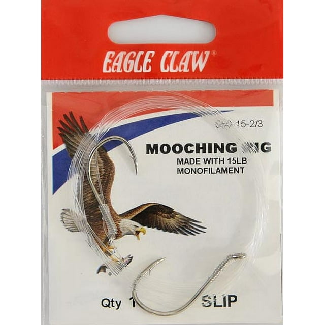 Eagle Claw 580H-15-2/3 Salmon Slip Mooching Rig, Size 1/0-2/0 - Walmart.com