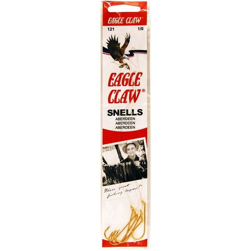 Eagle Claw Aberdeen Snell Fish Hook, Size 2 - Walmart.com