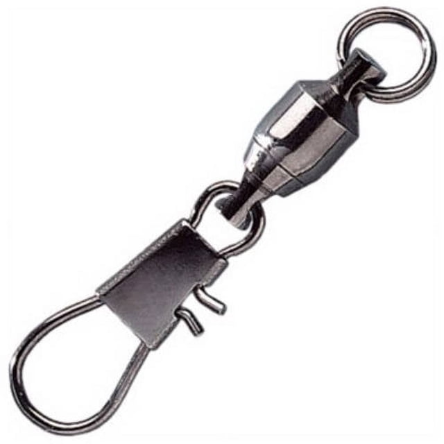 Eagle Claw Black Ball Bearing Swivel with Interlock Snap - Walmart.com