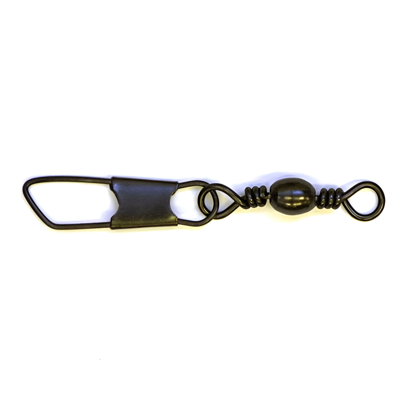 Eagle Claw Black Barrel Swivels with Safety Snap - Walmart.com