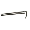 Eagle Claw Clam Rake, 6in Wide Round Tine, Steel Handle, 10x7in Basket ...