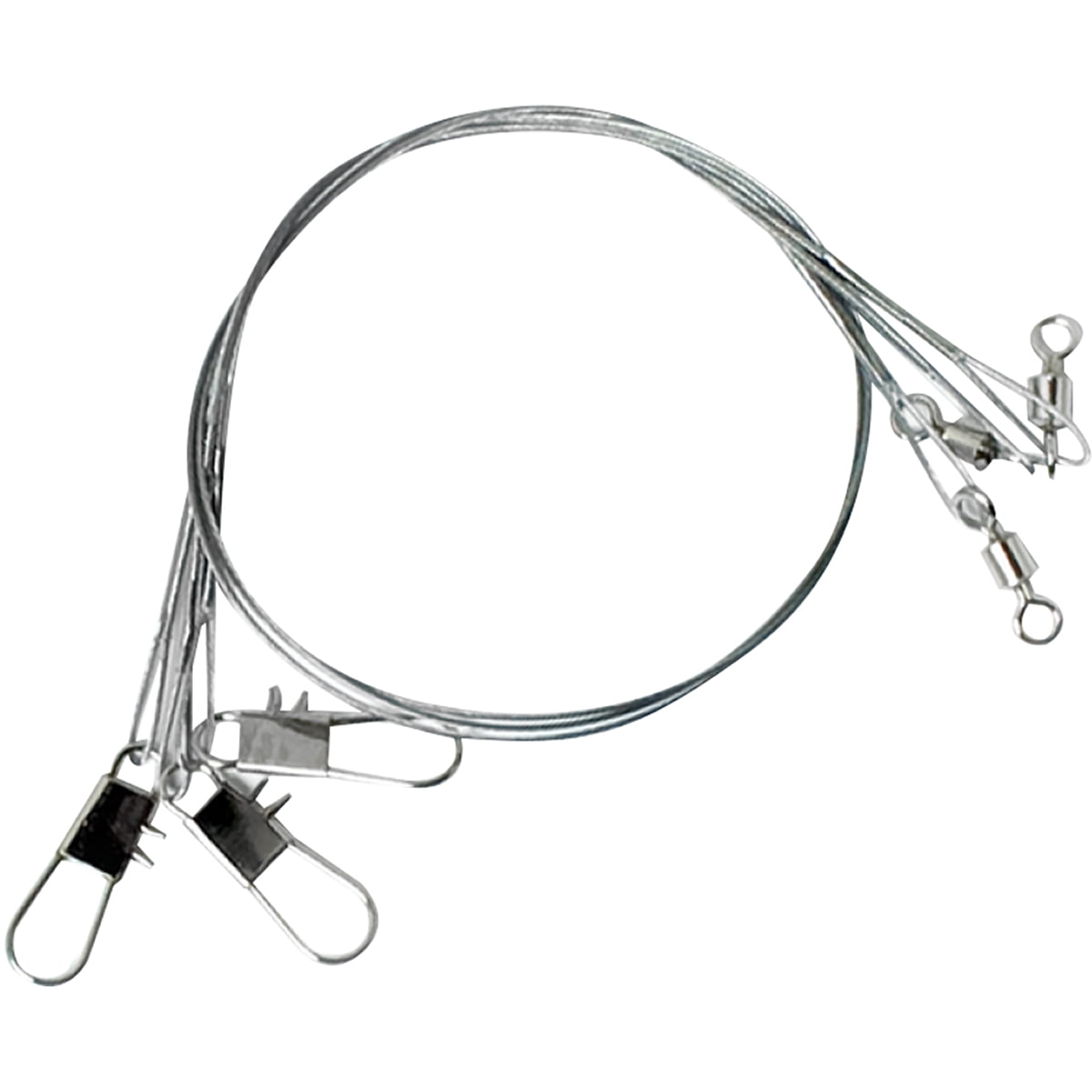 Eagle Claw Clear/Bright Heavy Duty 12" Wire Leaders 3-Pack - 20 lb Test ...