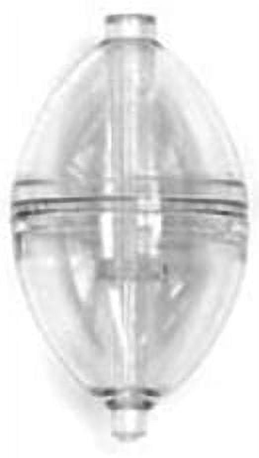 Eagle Claw Clear Spin Floats 2" Water Weighted 2 Per Pack - Walmart.com