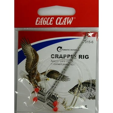 Eagle Claw 585H-20-2/3 Salmon Fixed Mooching Rig, Size 1/0-2/0 ...