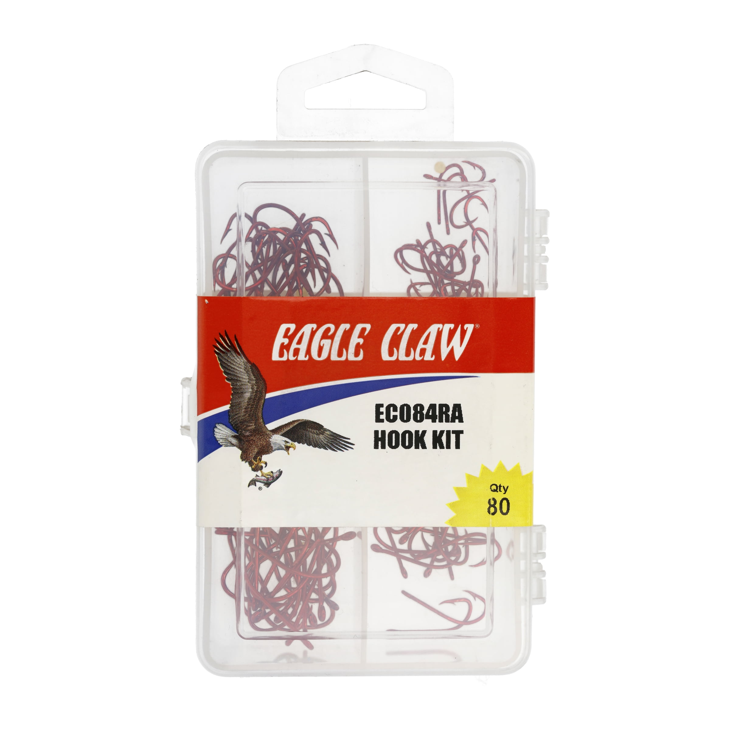 Eagle Claw EC084A3 Plain Shank Hook Kit - Bronze 80 Kit - Walmart.com