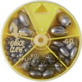 Eagle Claw Egg and Split Shot Sinkers, Assorted Sizes, 55 Pieces ...