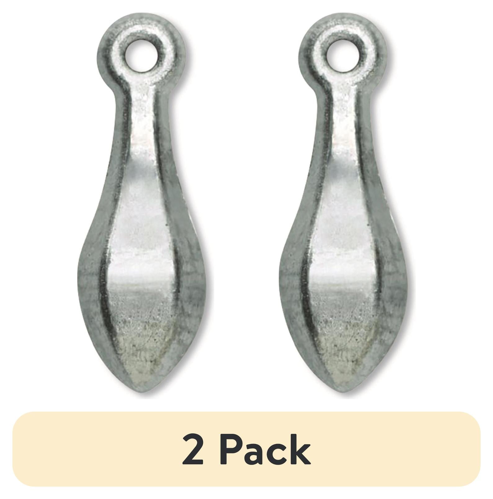 (2 pack) Eagle Claw Fishing Tackle, 02092-001, Bank Sinker 1 oz ...