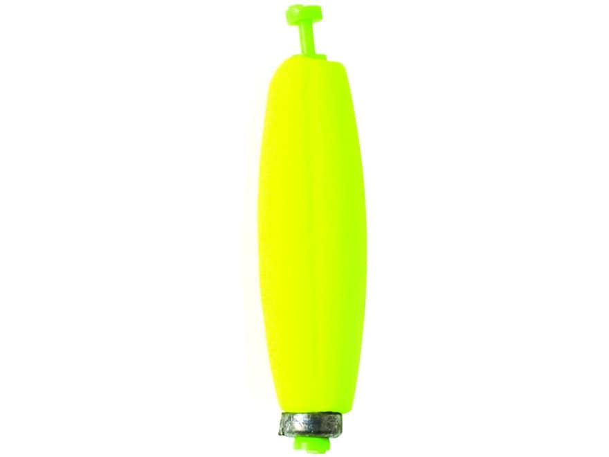 Eagle Claw Foam Cigar Floats 2 1/2" Weighted Chartreuse - Walmart.com