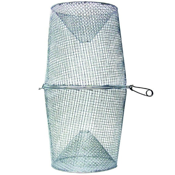 Eagle Claw, Minnow Trap, 1" opening, Galvanized Steel Mesh - Walmart.com
