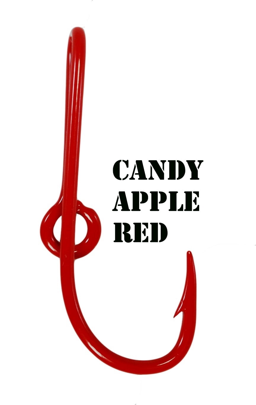 Eagle Claw Fishing Hat Hook, Candy Apple Red, Cap Fish Hook, Tie Clip ...