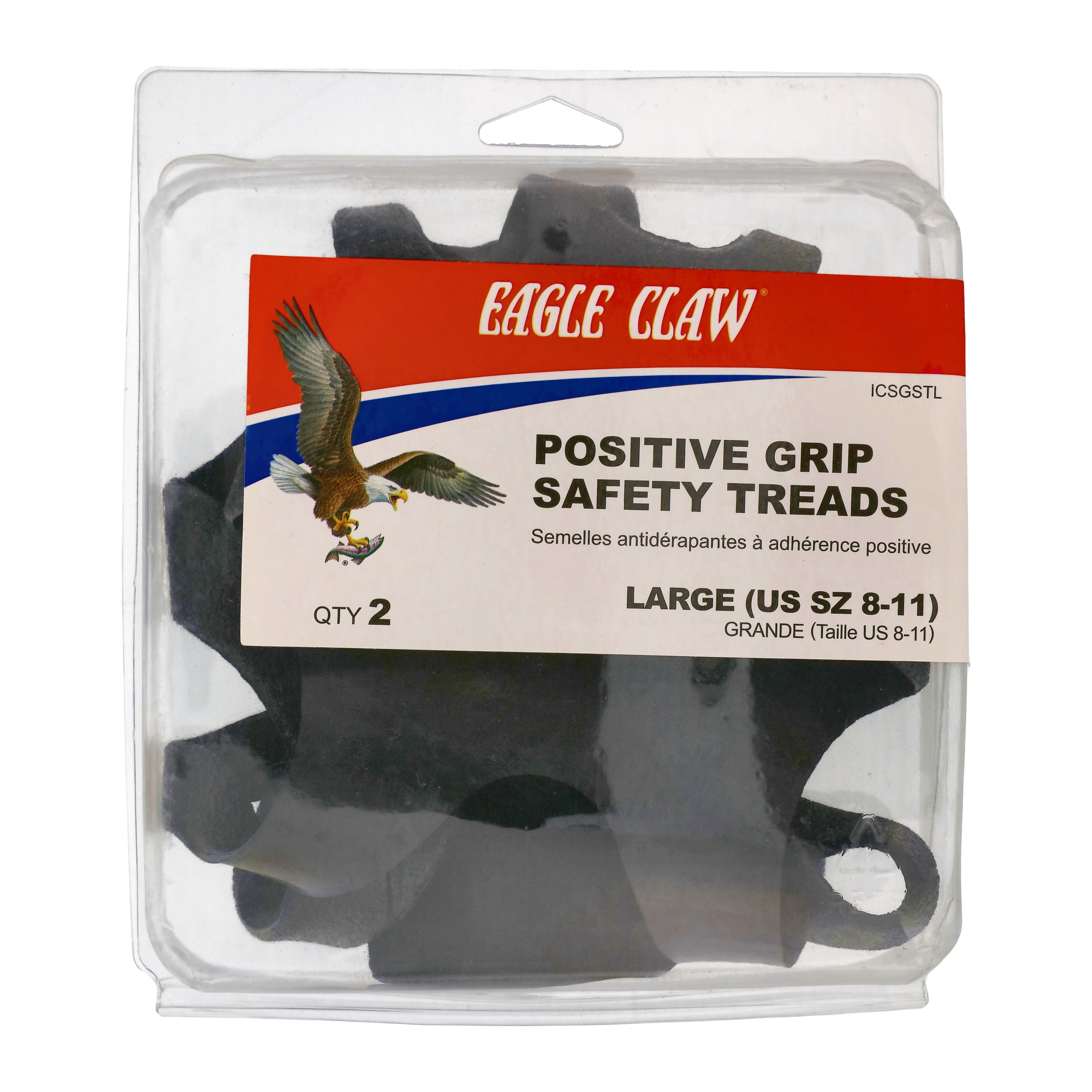 Eagle Claw Ice Safety Treads - 8 Stainless Steel Cleats Ice - Walmart.com
