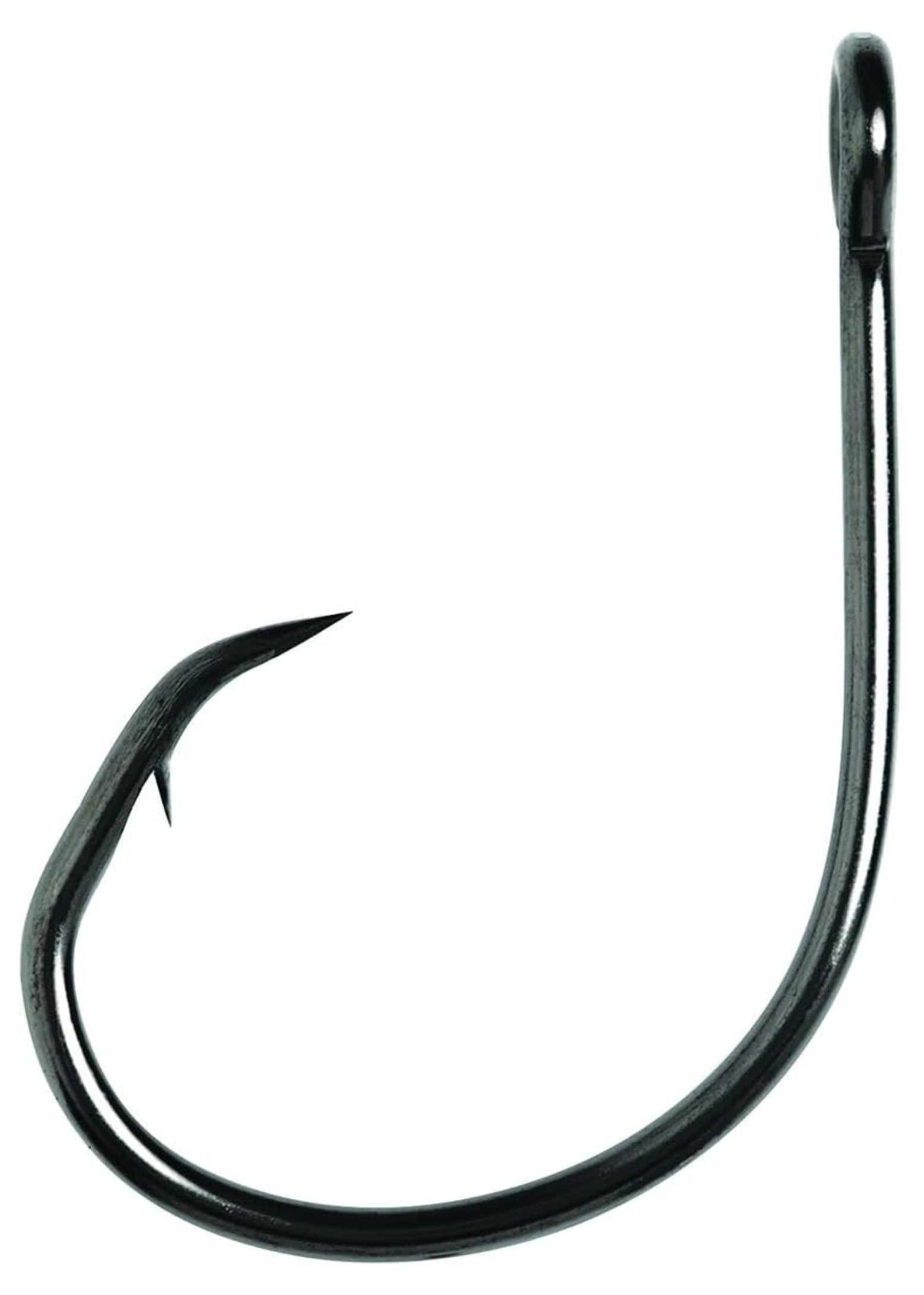 Eagle Claw L197 Circle Hook Black Finish, Offset Circle Hook Sizes 2/0 ...