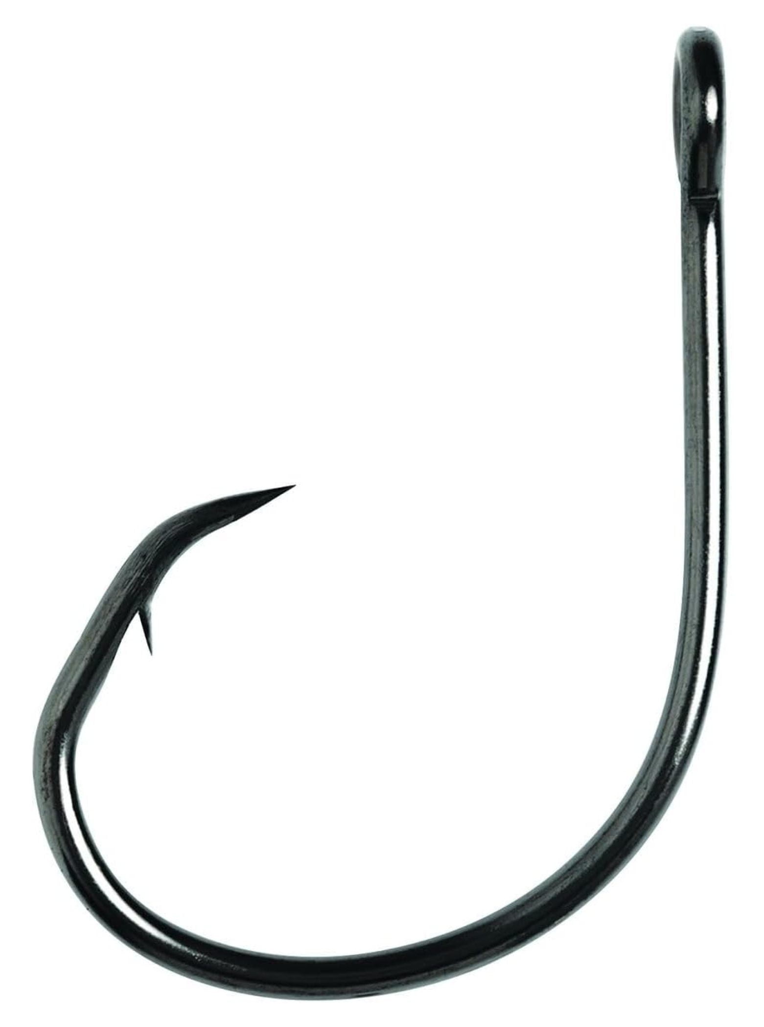 Eagle Claw L197 Circle Hook Black Finish, Offset Circle Hook Sizes 2/0 ...
