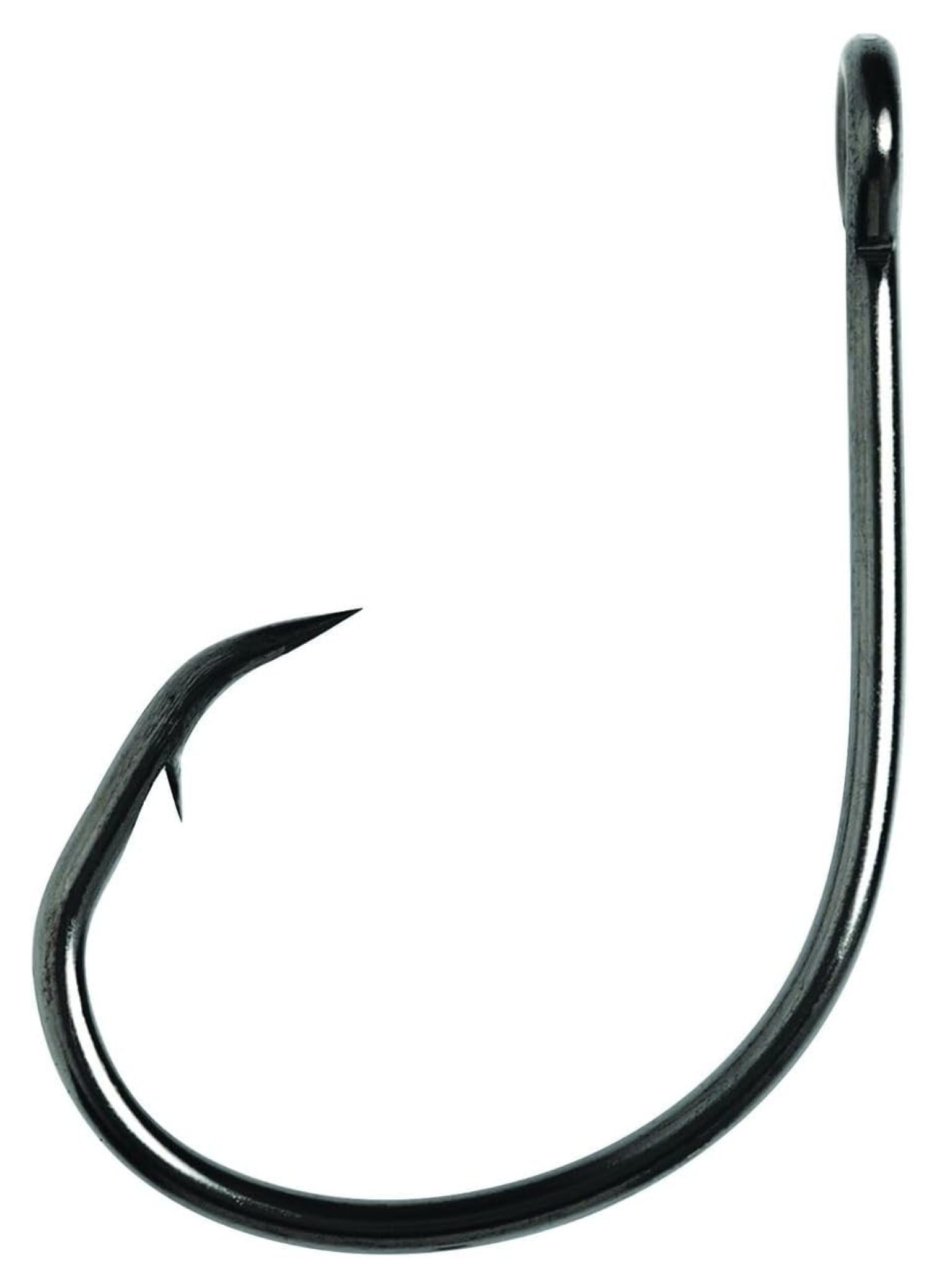 Eagle Claw L197 Circle Hook Black Finish, Offset Circle Hook Sizes 2/0 ...
