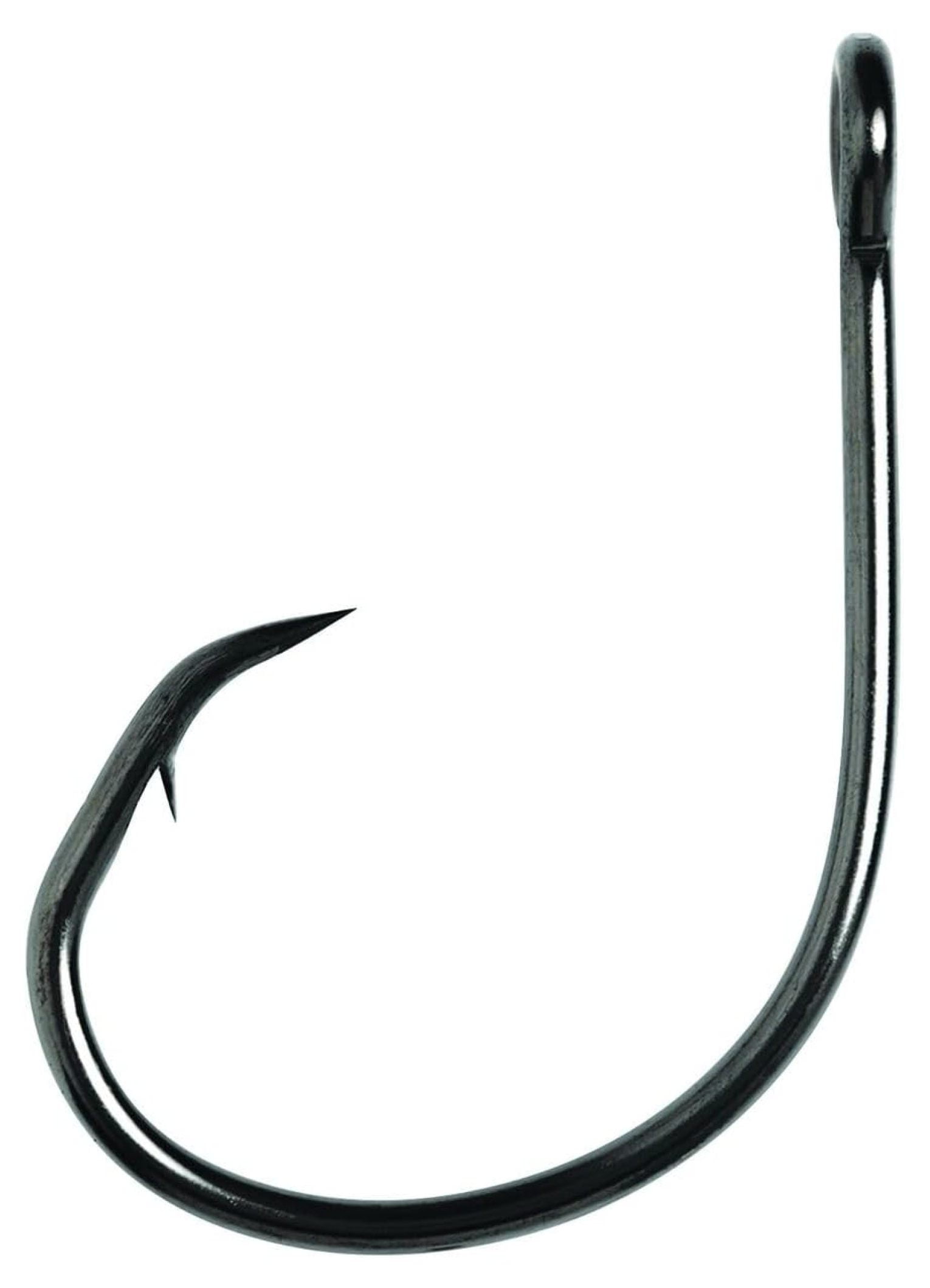 Eagle Claw L197 Circle Hook Black Finish, Offset Circle Hook Sizes 2/0 ...