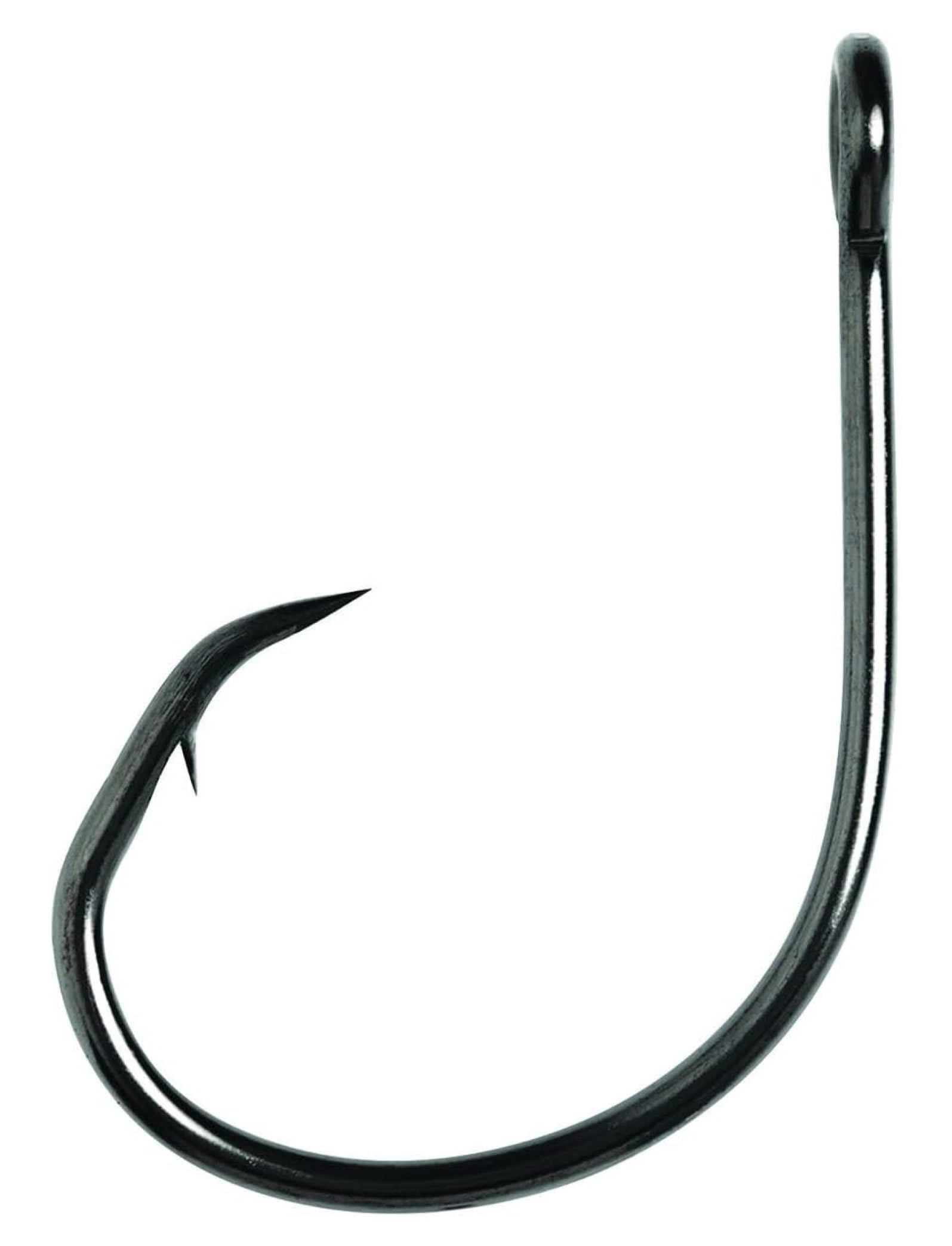 Eagle Claw L197 Circle Hook Black Finish, Offset Circle Hook Sizes 2/0 ...