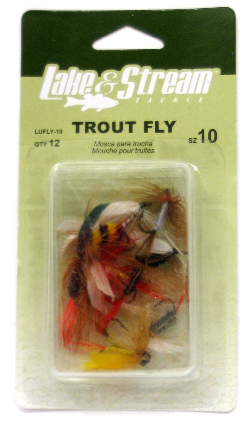 Eagle Claw LUFLYASST Trout Fly Assortment Fishing Lure - Walmart.com