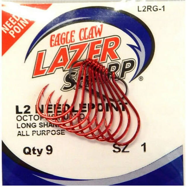 Eagle Claw Lazer Sharp Hook - Walmart.com
