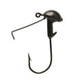Lazer Sharp Weedless Stand Up Fishing Jig Head Black 1/4 oz Steel Hooks ...