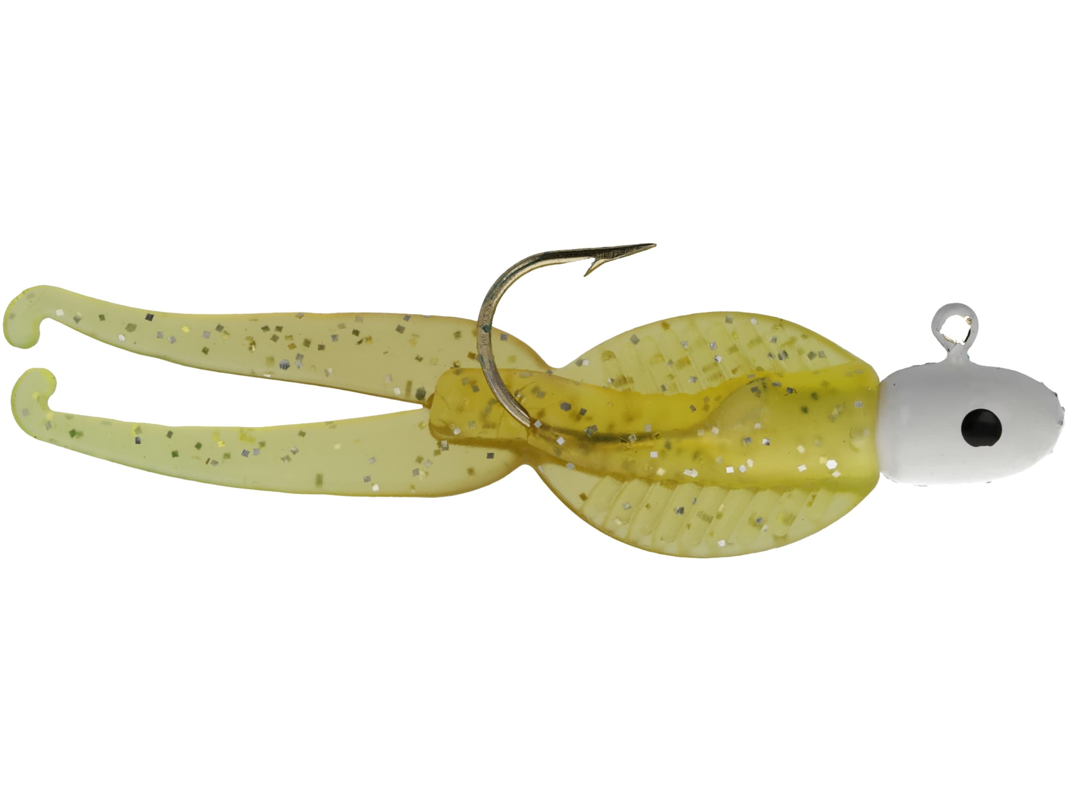 Eagle Claw Paddle Bug Jig Glow Chartreuse 1/8 oz - Walmart.com