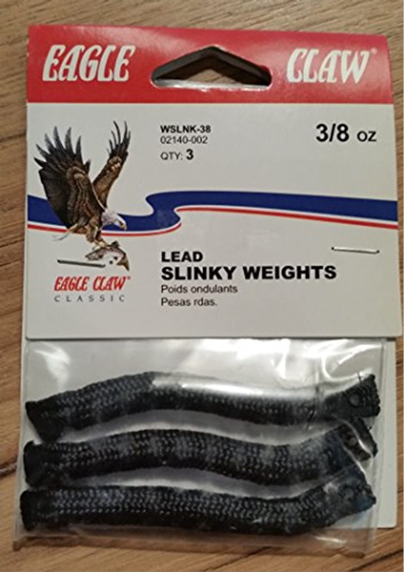Eagle Claw SLINKEY WEIGHTS-1/4 OZ - Walmart.com