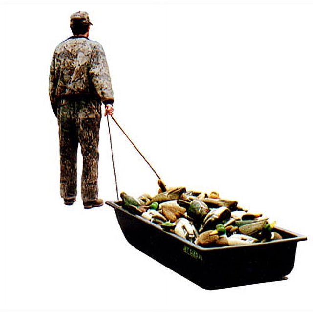 Eagle Claw Shappell 66 In. Extra Large Utility Sled, Black, Hunting ...