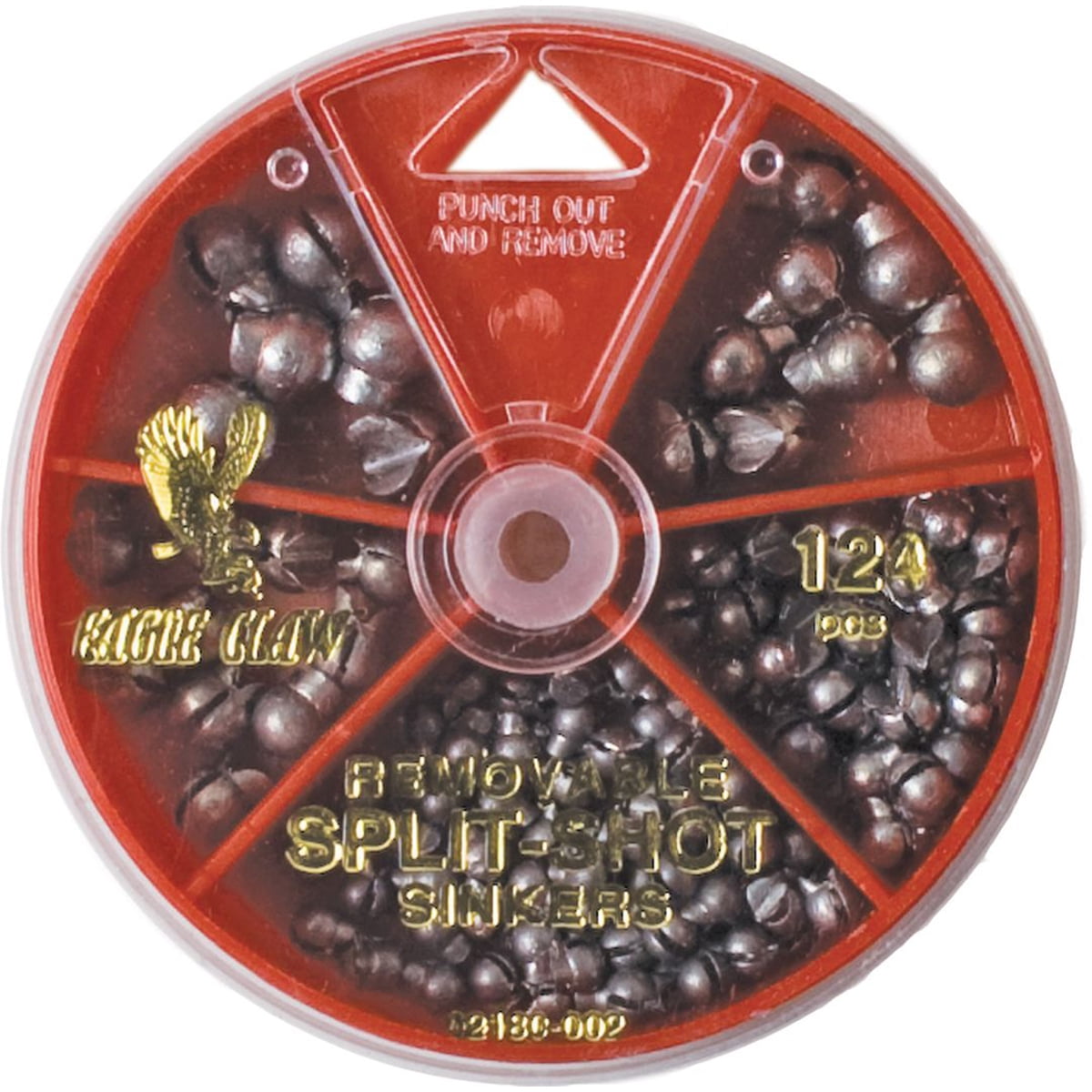 Eagle Claw Split Shot Sinker Sinkers Assortment Size 12 - Walmart.com