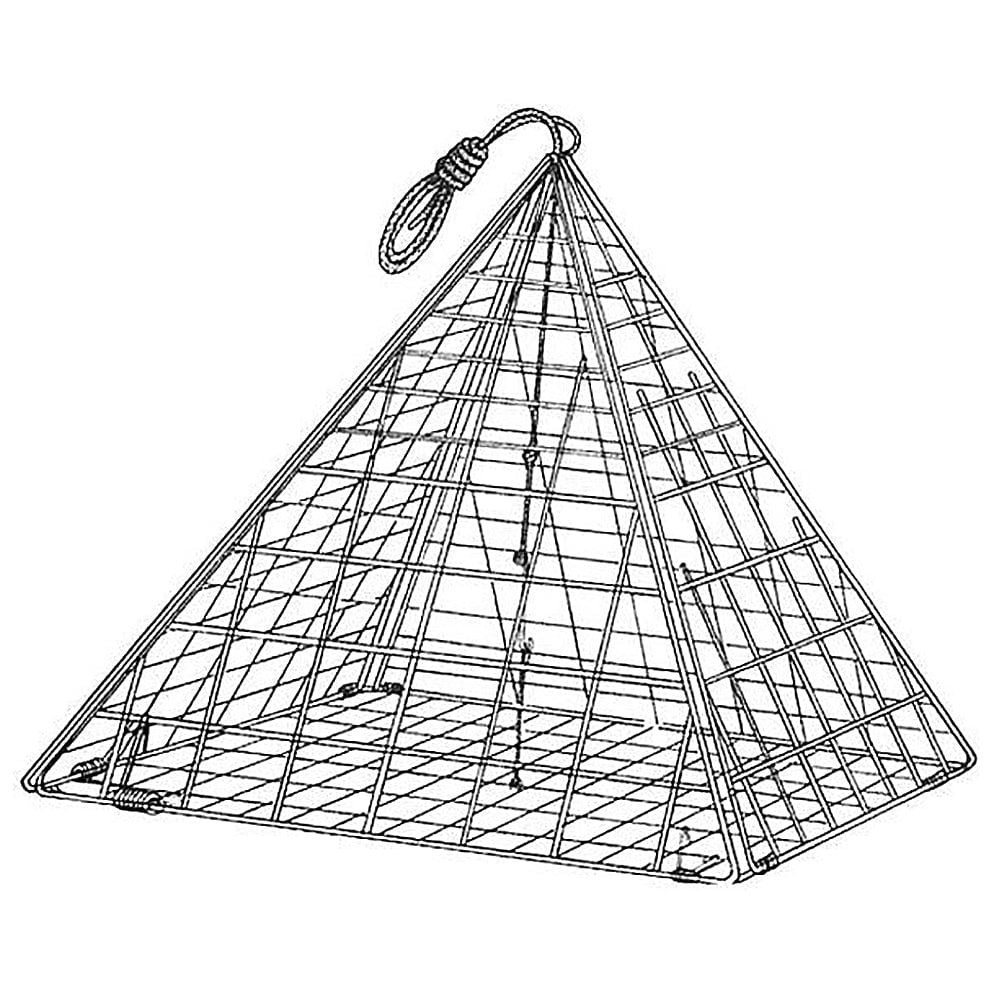 Eagle Claw Crab Trap, Square, 16" x 16" - Walmart.com