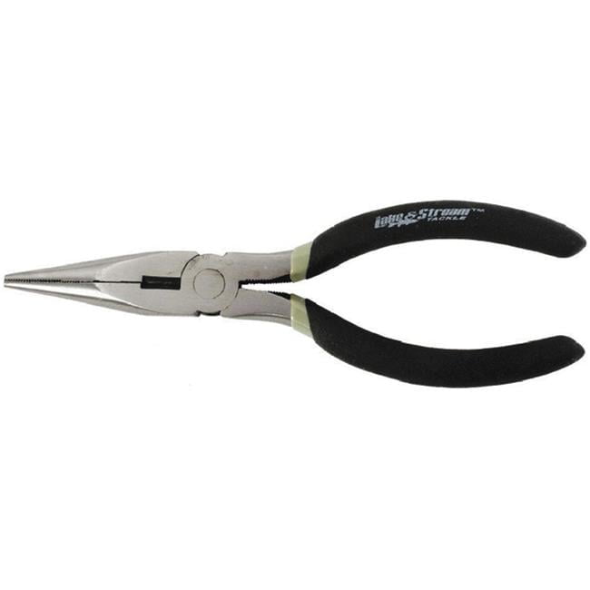 Eagle Claw TLSLN-6 Lake & Stream Chrome Long Nose 6" Tool Fishing ...