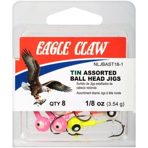 Eagle Claw Ball Head 1/16 Oz, Asst, Red Hook - Walmart.com