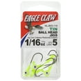 Eagle Claw Tin Ball Head Jig - Double eye - 5 pack - 1/16 oz ...
