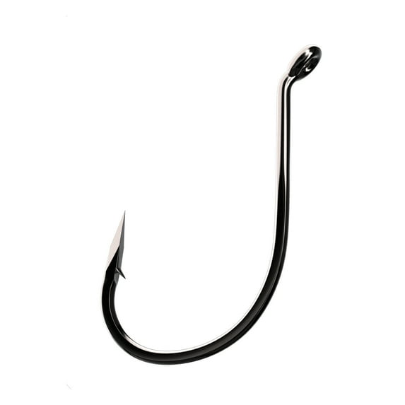 Eagle Claw Trokar Drop Shot Hook, Platinum Black, Size 4, 7-Pack ...