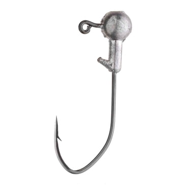 Eagle Claw Panfish Fish Head Fishing Jig Head, Gold Hook & Unpainted, 1 ...