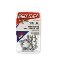 Eagle Claw Weedless Pro-V Ball Head Jig 1/8 oz Unpainted Hooks with ...