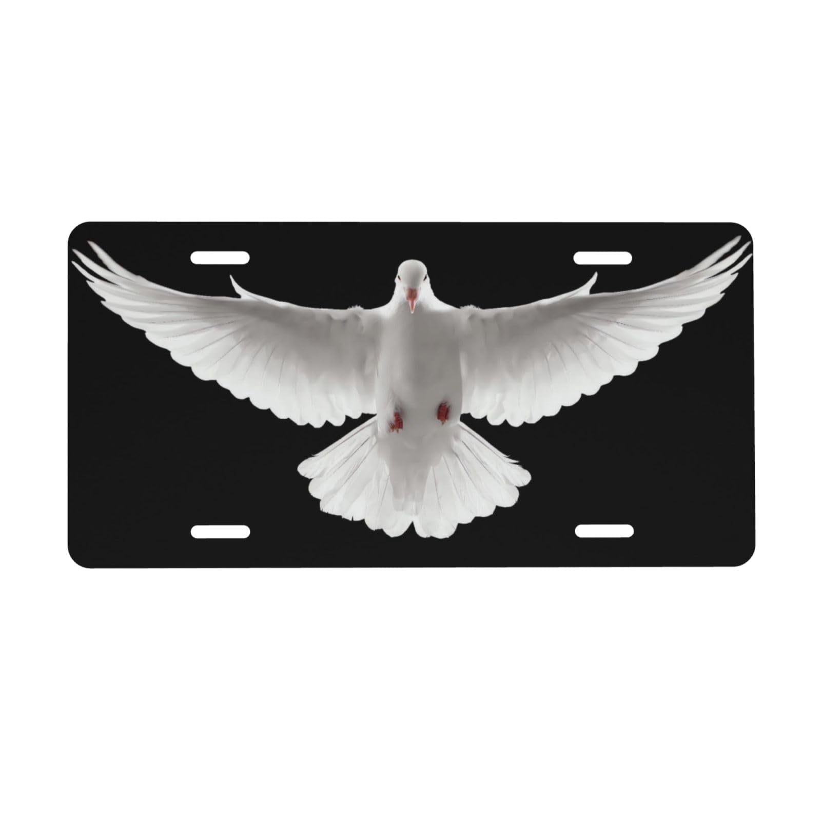 Eagle Compass Mountain Forest Moon Clouds Aluminum License Plate 6 x 12 ...