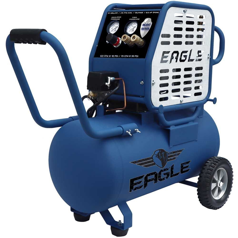 Eagle Compressor 15 Gallon Silent Series Air Compressor - Walmart.com