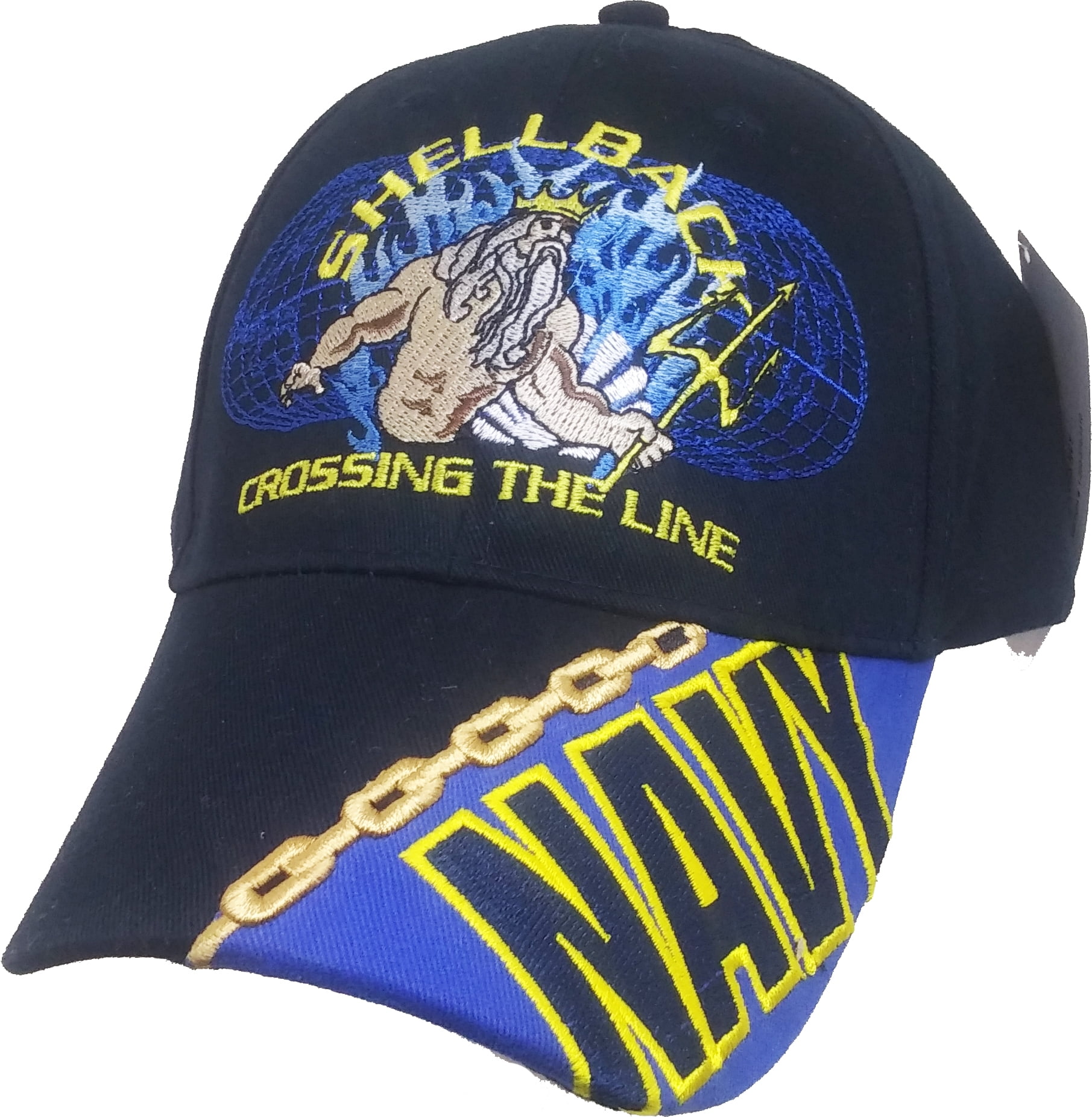 NEW Navy Shellback "Crossing the Line" Blue Low Profile Cap - Walmart.com