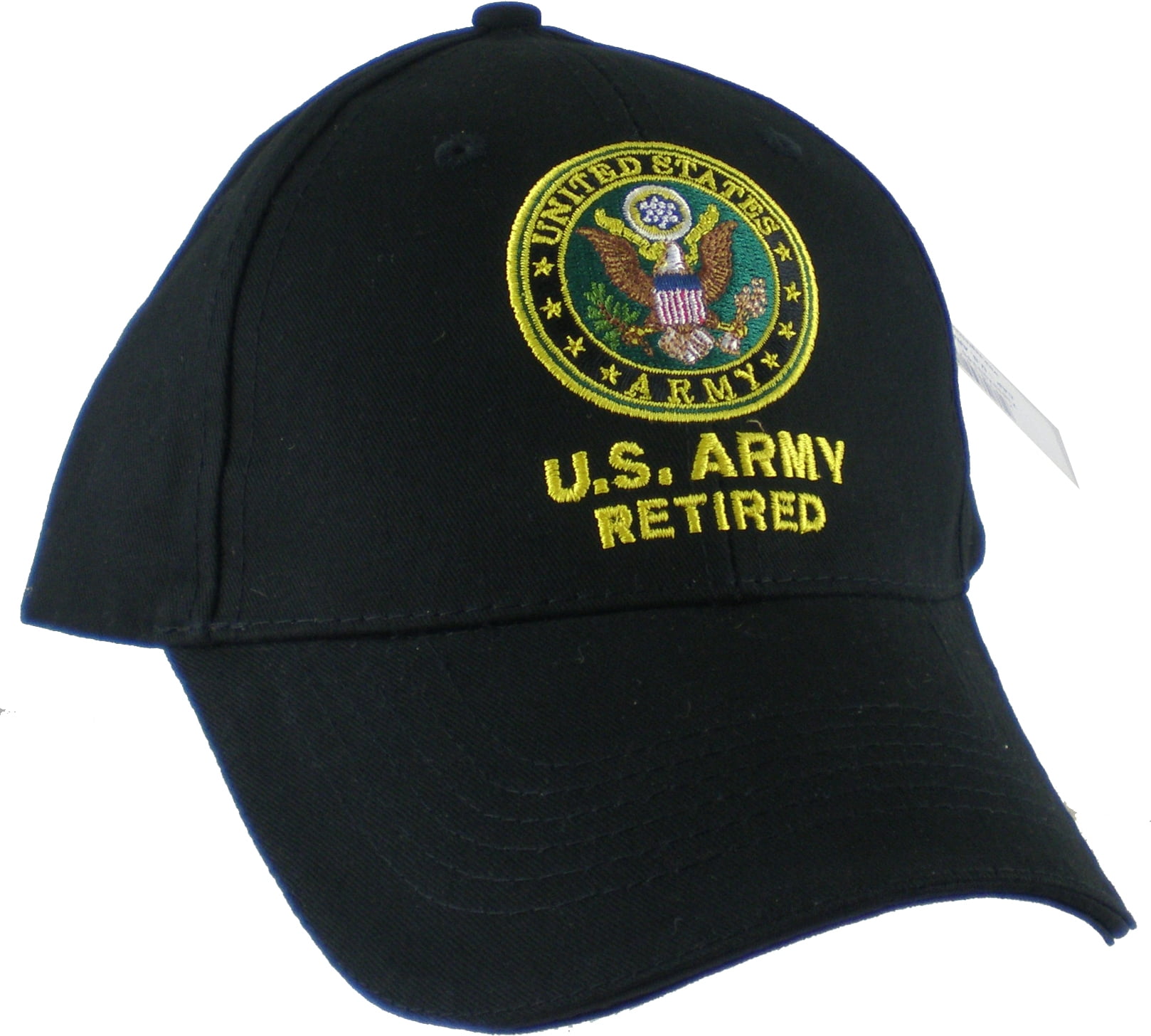 Eagle Crest U.S. Army Retired Cap Black - Walmart.com