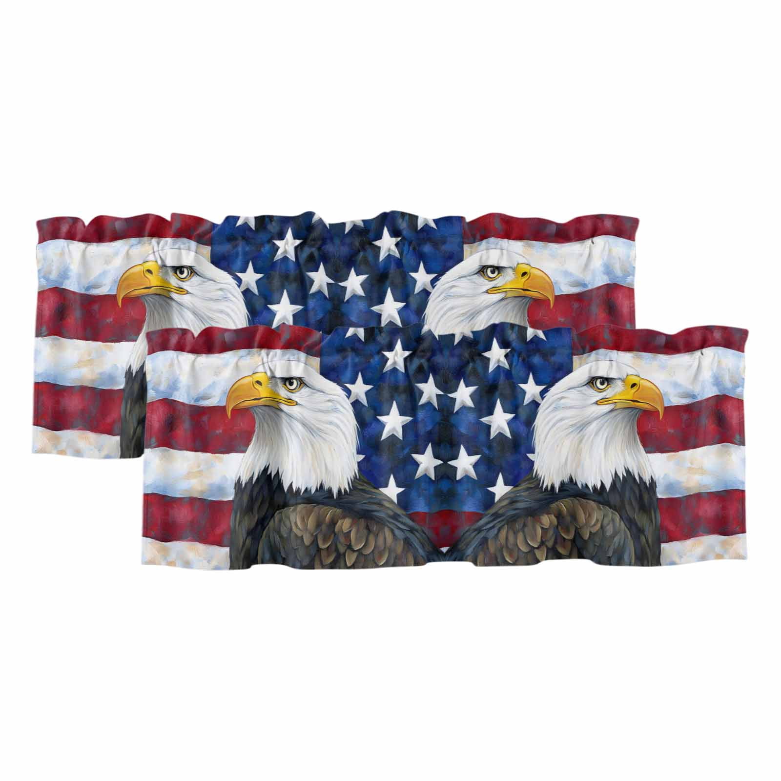 Eagle Curtain Valances for Windows, Kitchen Valance Window Treatments ...