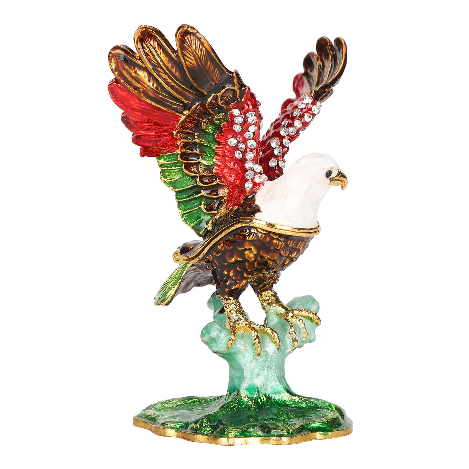 Eagle Desk Decor,Eagle Figurine Enamel Painted Eagle Metal Crafts ...