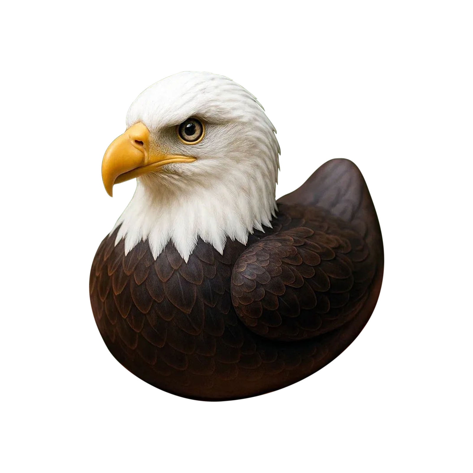 Eagle Duck - Funny Animal Duck Figurine Whimsical Animal Ducks Statue ...