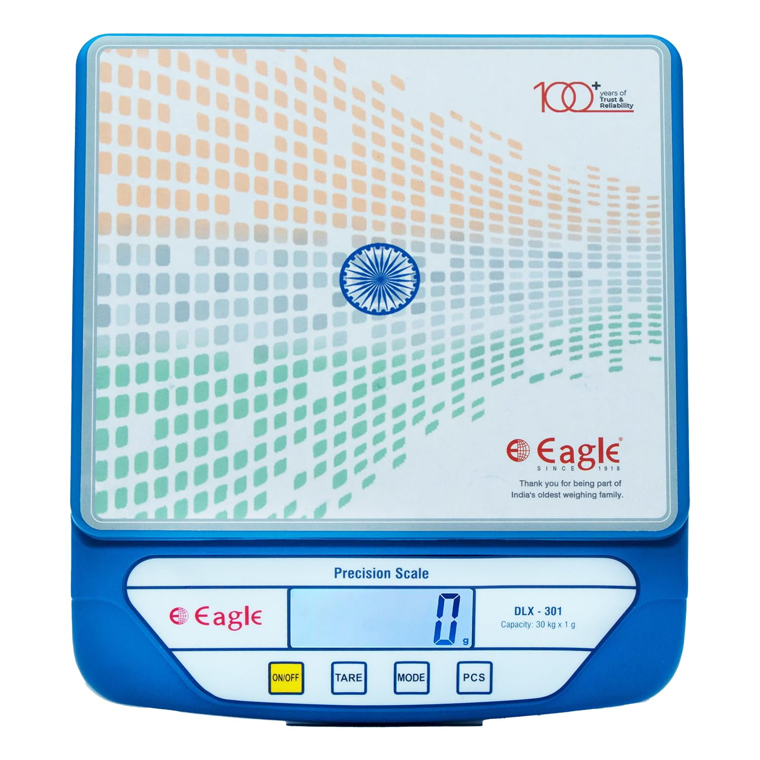Eagle Electronic Weighing Counting Scale with 30 kg Capacity for Retail Shops Kirana Store ...